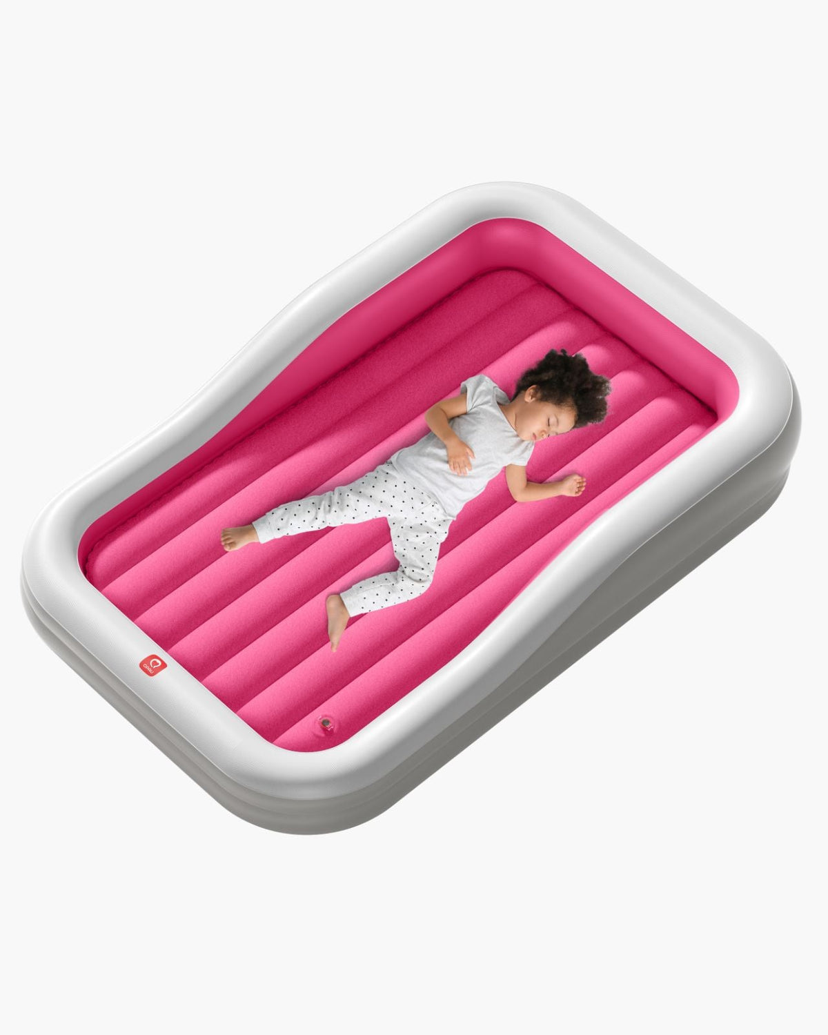 QPAU Large Inflatable Toddler Travel Bed, outdoor & indoor travel ...